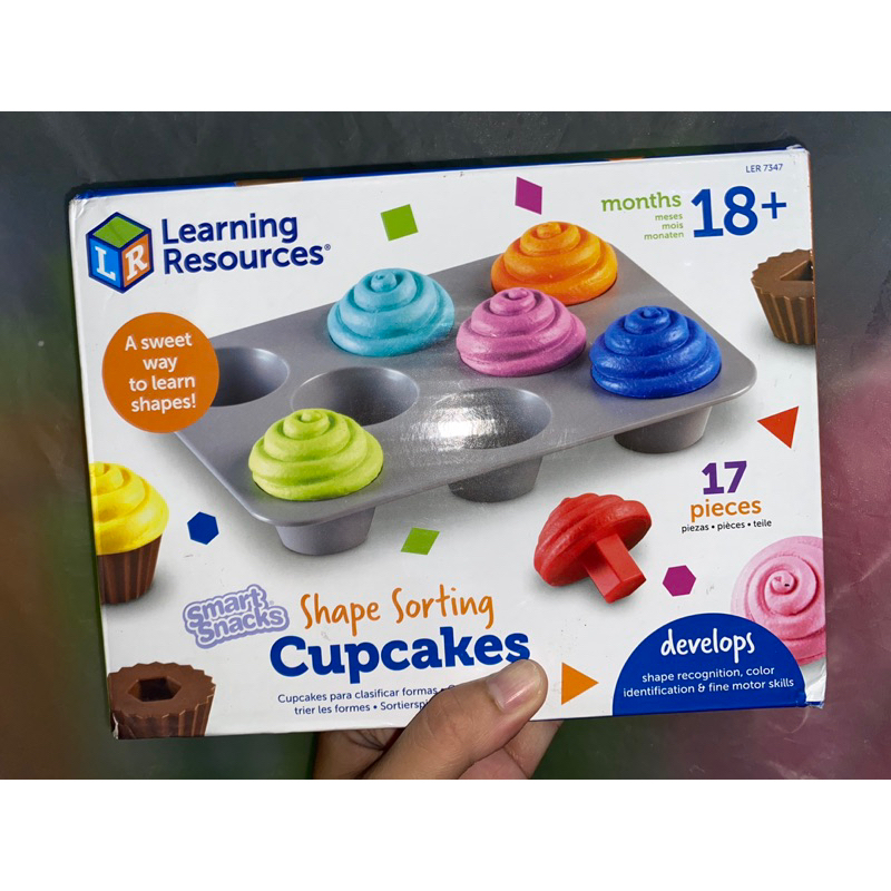 Learning Resources Smart Snacks Shape Sorting Cupcakes,17 Pieces Ages ...