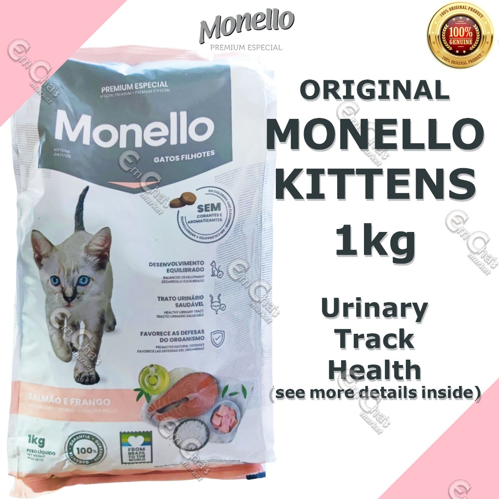 1kg Monello Kittens Premium Food (Pink Pack) (Exp. Format: dd/mm/yy ...