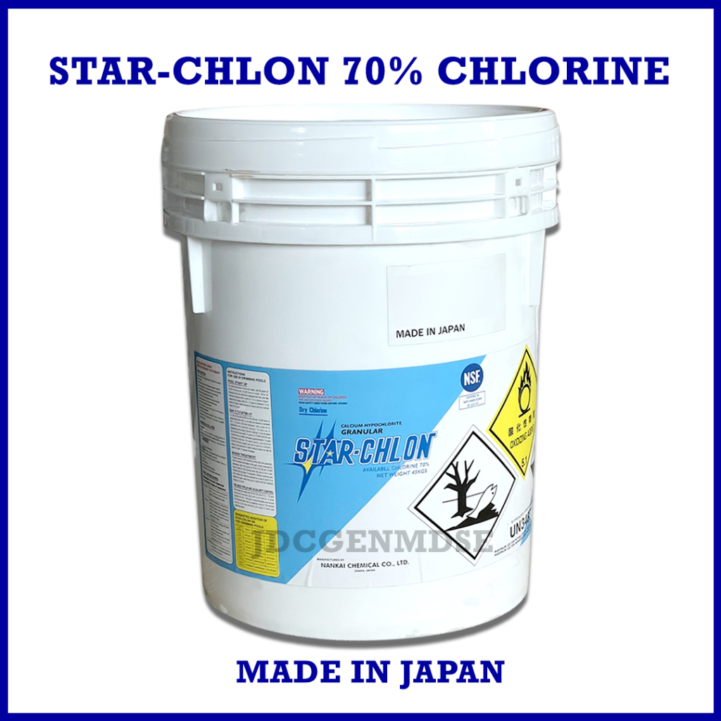 StarChlon 70% Chlorine Granules Made in Japan 70% Calcium Hypochlorite ...