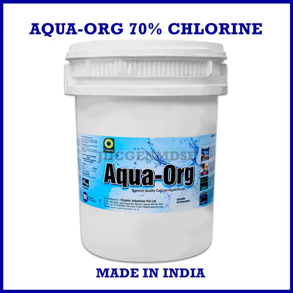 Aqua-Org 70% Chlorine Granules Made in India 70% Calcium Hypochlorite ...