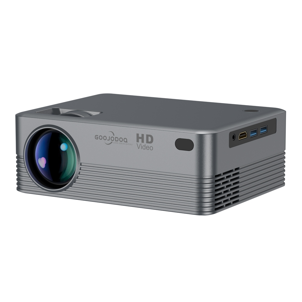 GOOJODOQ Mini Projector for Phone Ultra HD 720P Laptop Screen ios ...