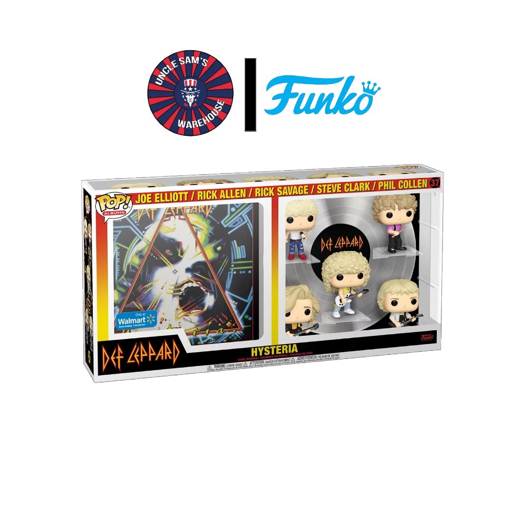 Funko Pop! Album Deluxe: Def Leppard - Hysteria Walmart Exclusive ...