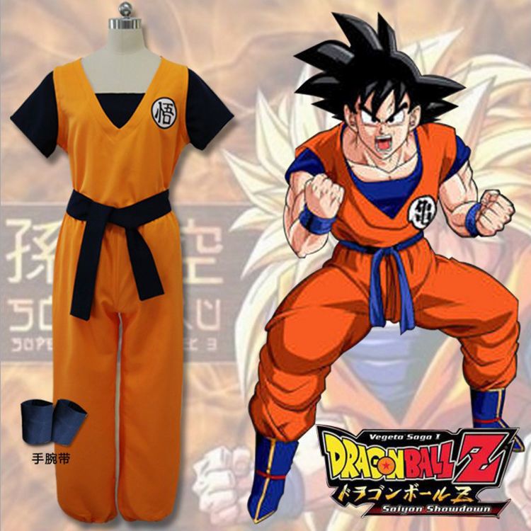 Anime Dragon Ball Z Costume For Kids Boy Son Goku Cosplay Halloween ...
