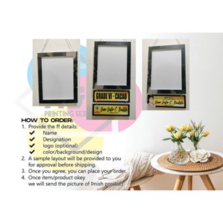 CUSTOMIZED CLASS PROGRAM DOOR NAME PLATE/CLASS PROGRAM HOLDER/CLASSROOM ...