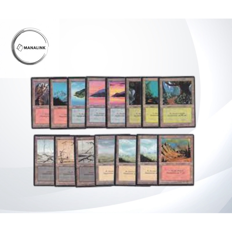 MTG Singles Old Border Basic Lands OG Frame Magic the Gathering | Shopee Philippines