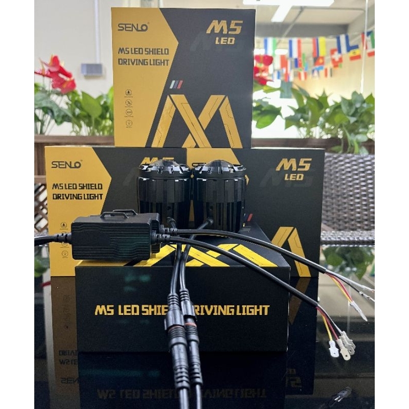SENLO M5 PLUS V3 LED SHIELD DRIVING LIGHT( 6 MONTHS WARRANTY) | Shopee ...