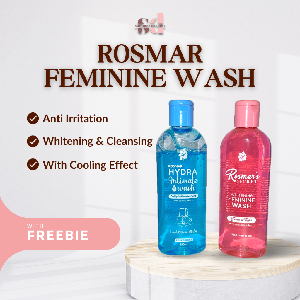 ROSMAR Secret Whitening Feminine Wash & Hydra Intimate Wash With ...