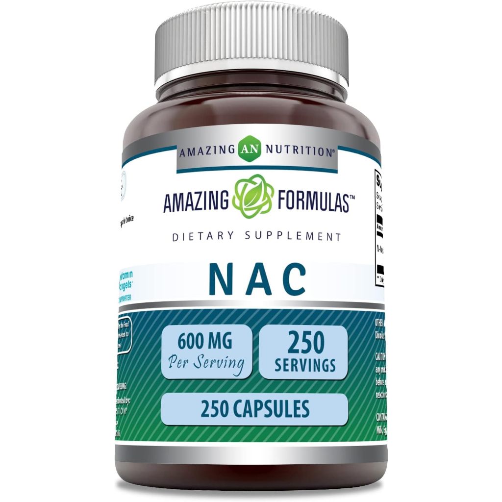 NAC 250 Capsules 600 Mg N-Acetyl Cysteine Supplement | Shopee Philippines