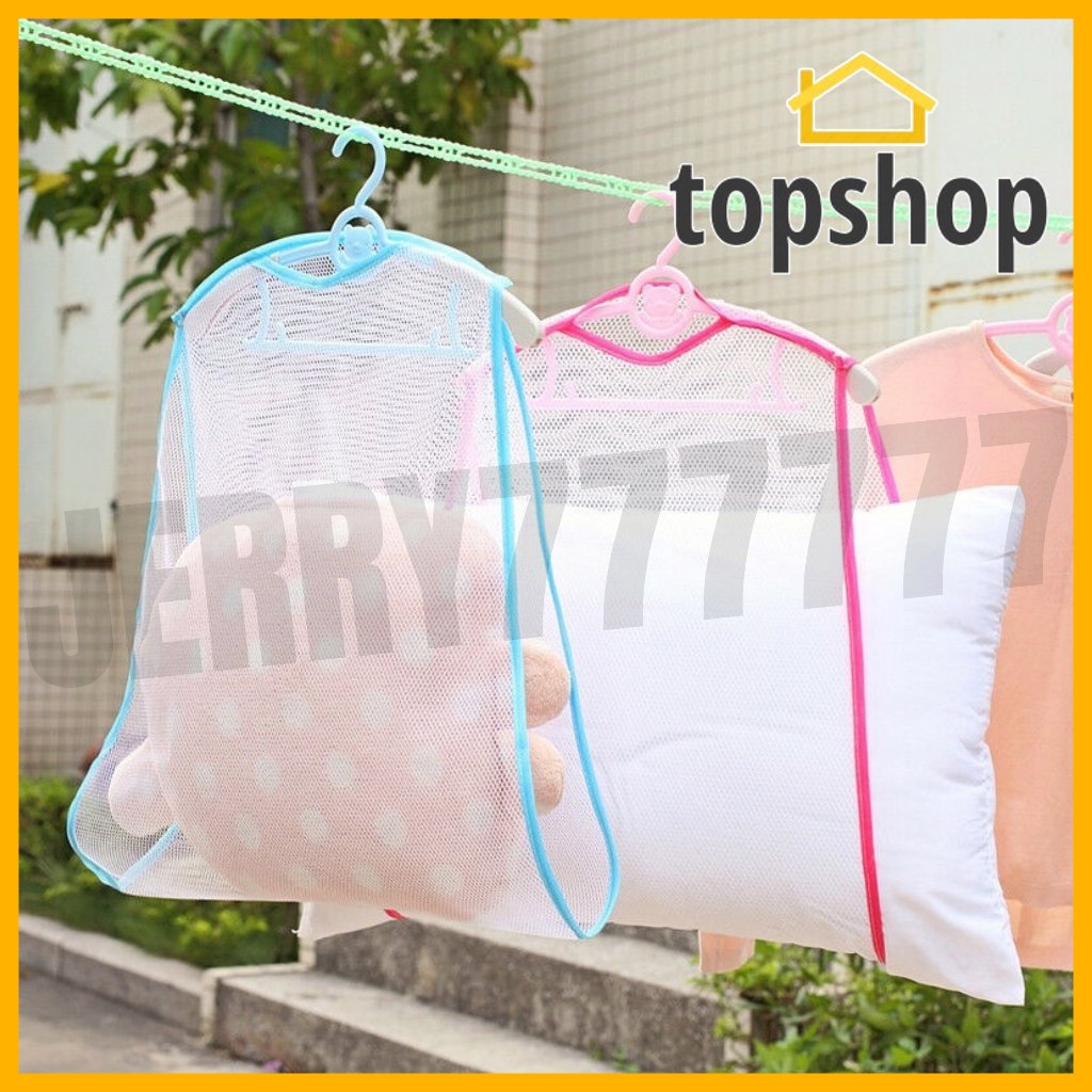 TOPSHOP 1pc Pillow Drying and Hanging Net Children's Plush Doll Drying ...