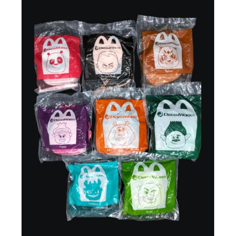 McDo Dreamworks Character Figure Full Set (8pcs) | Shopee Philippines