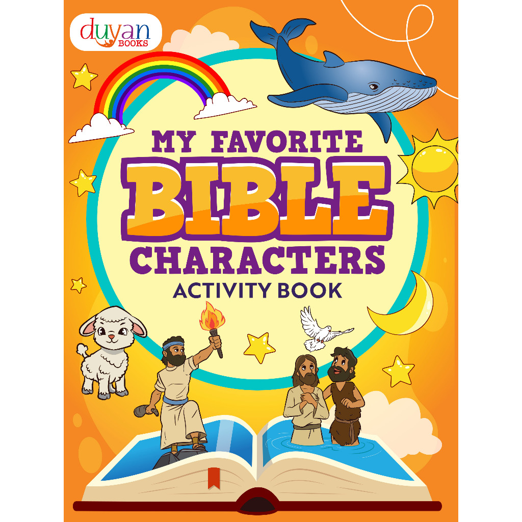 My Favorite Bible Characters Activity Book - Duyan Books | Shopee ...