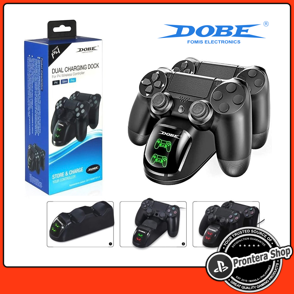 DOBE DS4 PS4 Controller Dual Charging Dock Station Charger | Shopee ...