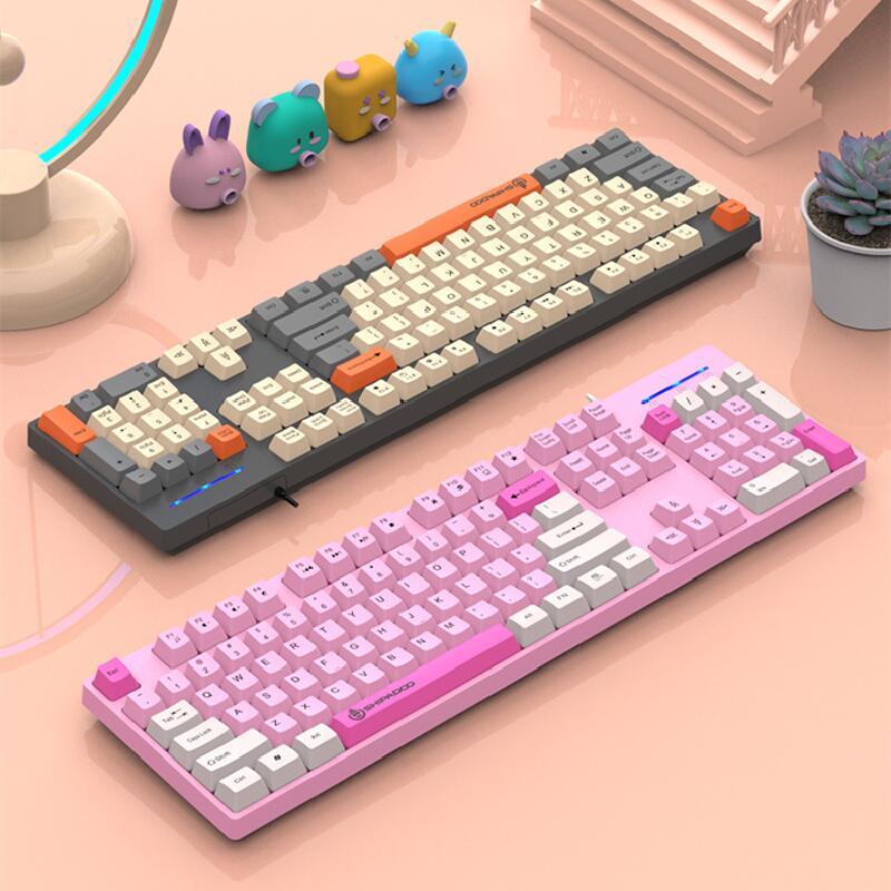 Colorful Atmosphere Wired Keyboard High Quality Office Desktop Computer ...