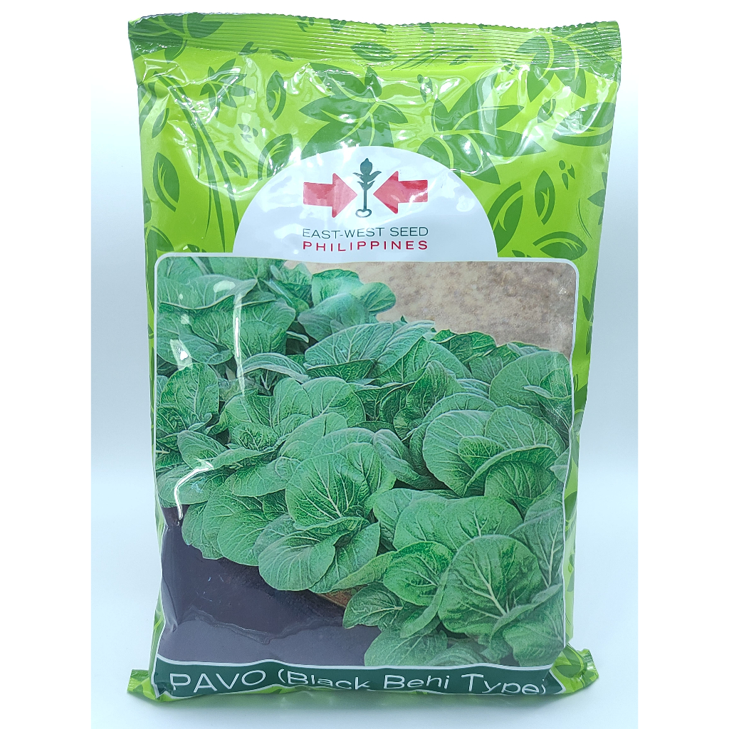 EAST-WEST SEED PAVO OPV PECHAY SEEDS BLACK BEHI TYPE PETCHAY SEEDS PACK (1 KILO) | Shopee ...
