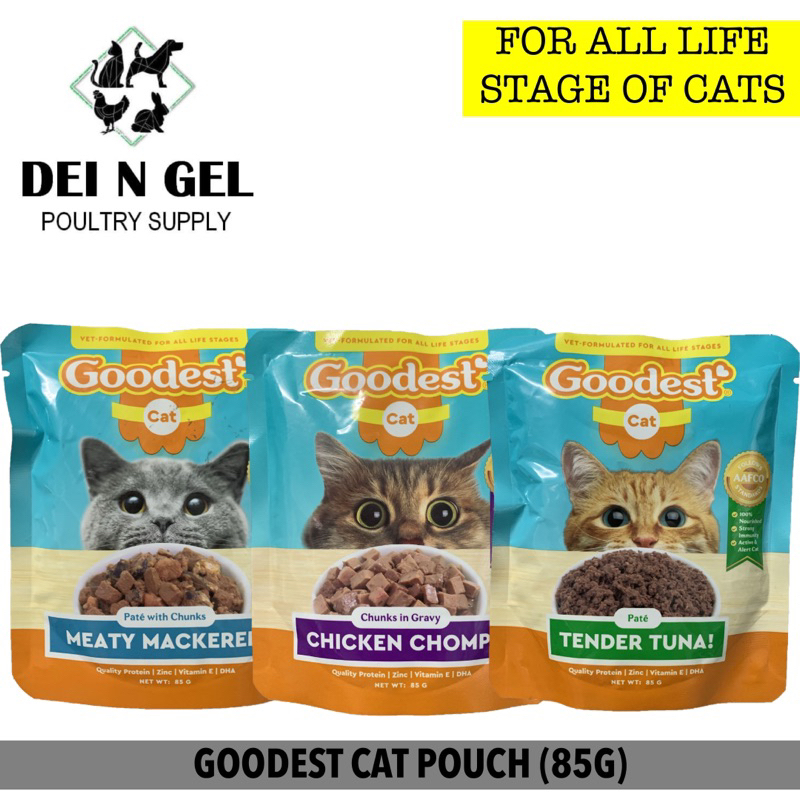 GOODEST CAT FOOD POUCH (CHOOSE FLAVOR) | Shopee Philippines