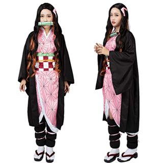 Anime Demon Slayers Kamado Nezuko Cosplay Kimetsu no Yaiba Costume ...