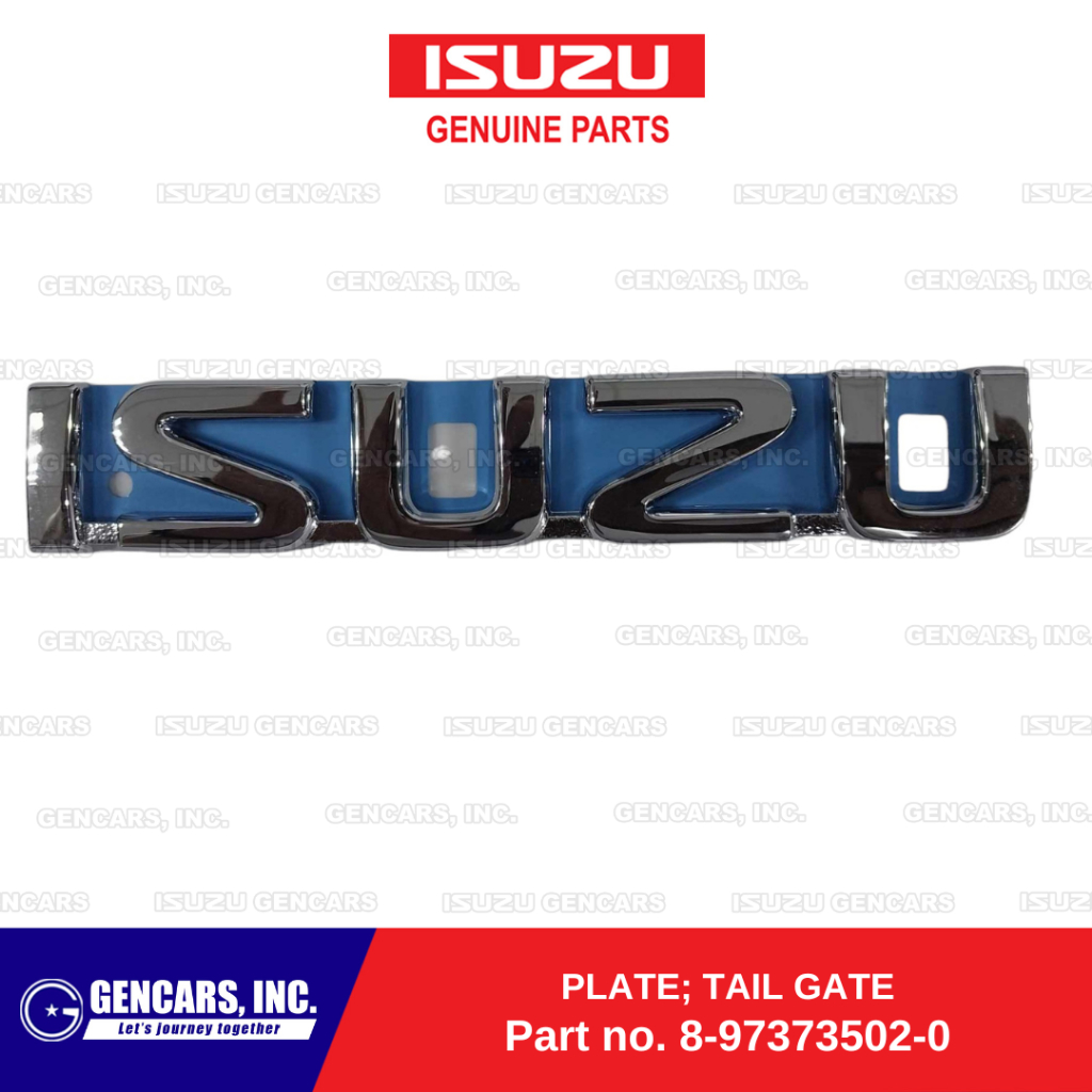 Isuzu Decal Tail Gate for Alterra 2005-2013 (8973735020) (Genuine Parts ...