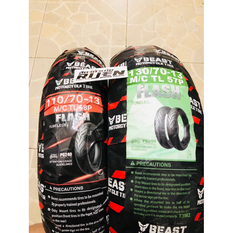 BEAST FLASH TIRE RIM 13 FOR NMAXV1/V2 (FREE SEALANT) | Shopee Philippines