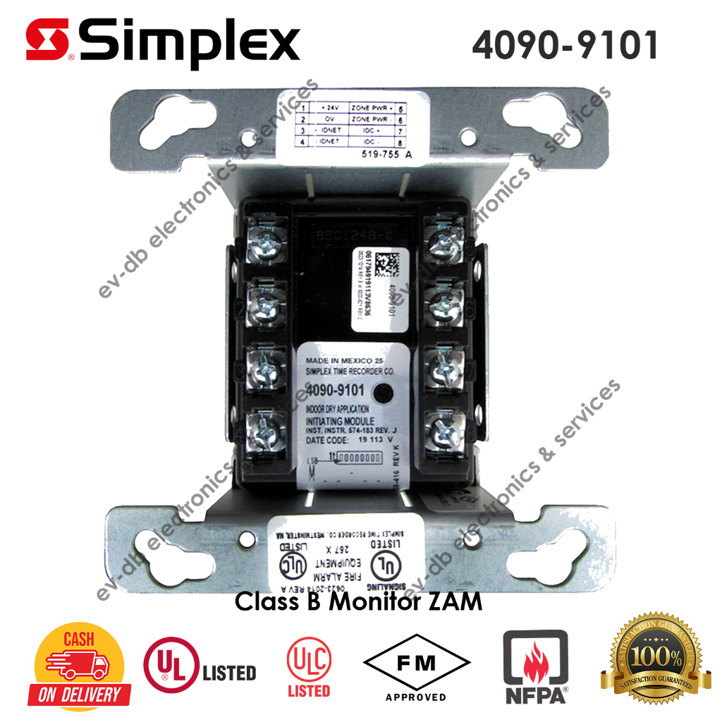 Simplex 4090-9101 Class B Monitor ZAM ev-db | Shopee Philippines