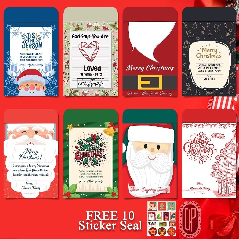 Money Envelope (10Pcs set) Customize Angpao Ampao Personalize Money ...