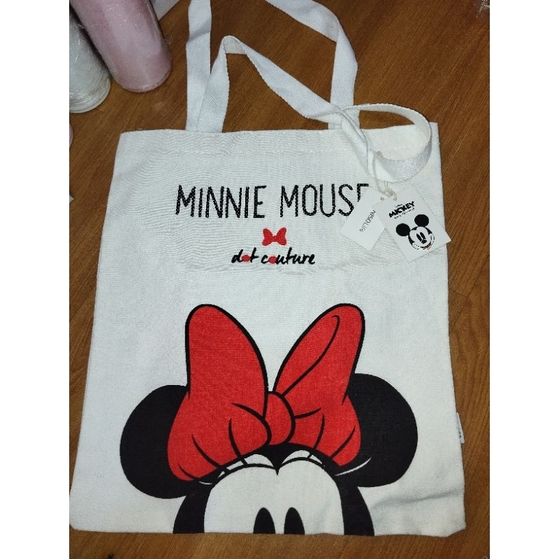 MINISO Minnie Mouse Canvass bag brand new | Shopee Philippines