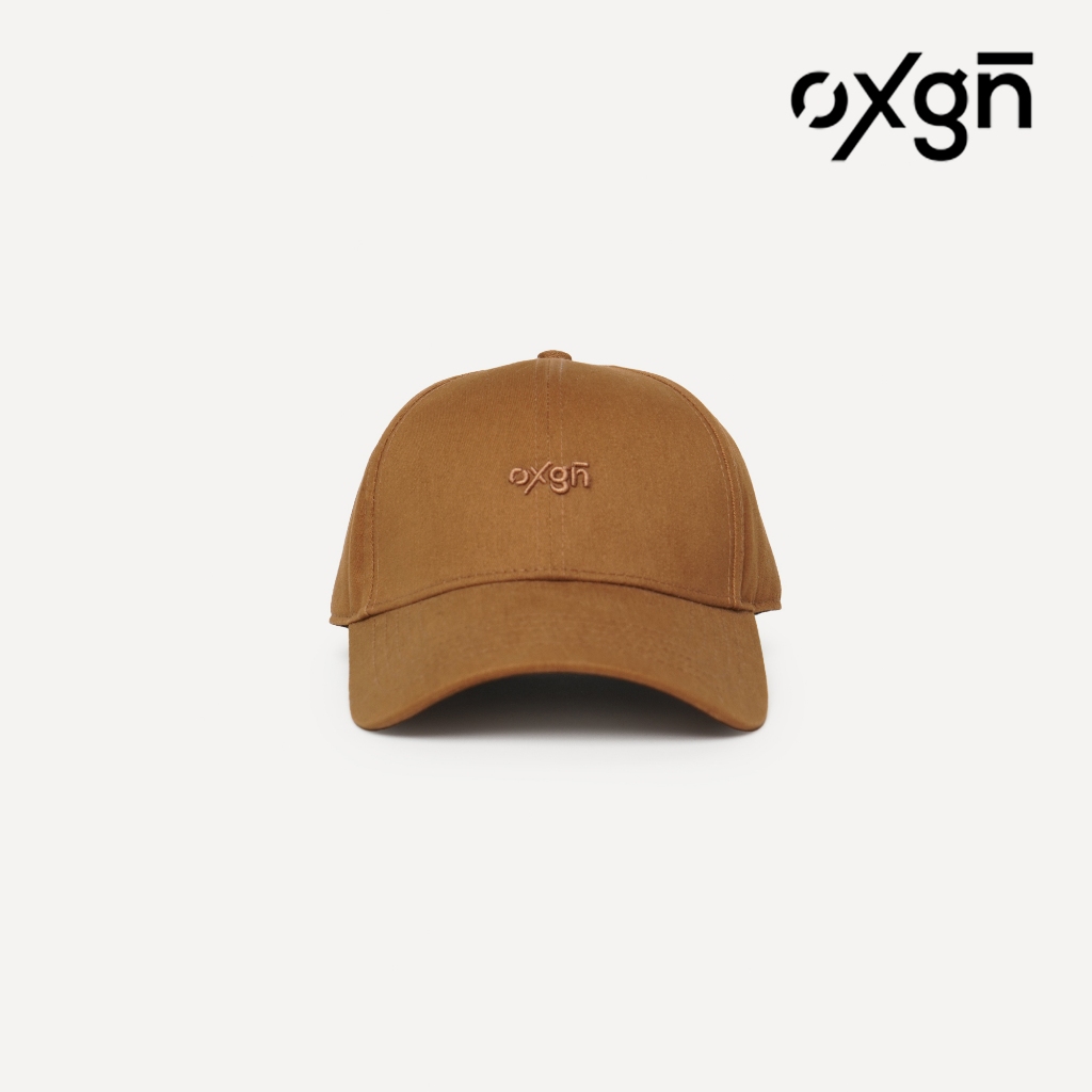 OXGN Embossed Logo Cap For Men And Women (Tan/Dark Khaki) | Shopee ...