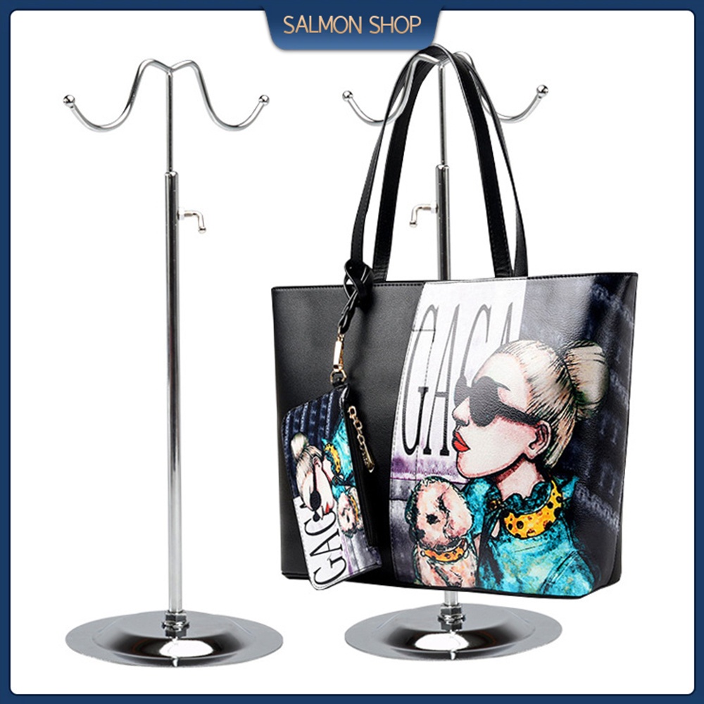 Adjustable Bag Display Stand Metal Bag Display Rack Bag Organizer ...
