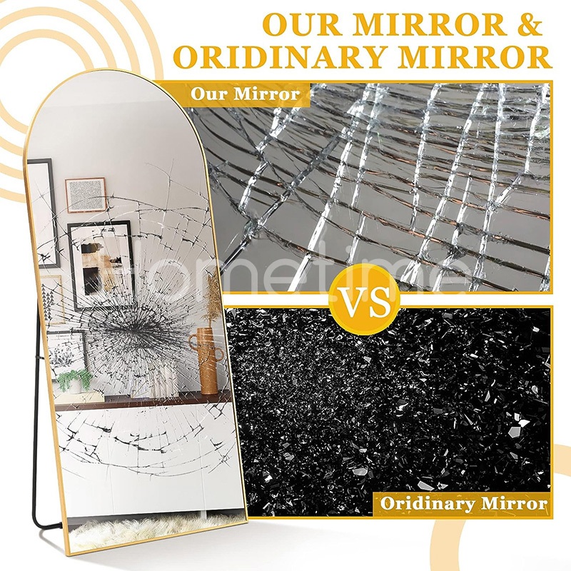 Mirror 160*50cm Full-length mirror Whole Body Mirror, Floor-to-ceiling ...