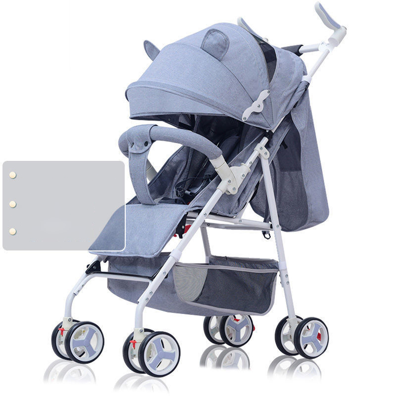 Stroller for Baby Two-Way Reversible Handle Foldable Stroller for ...