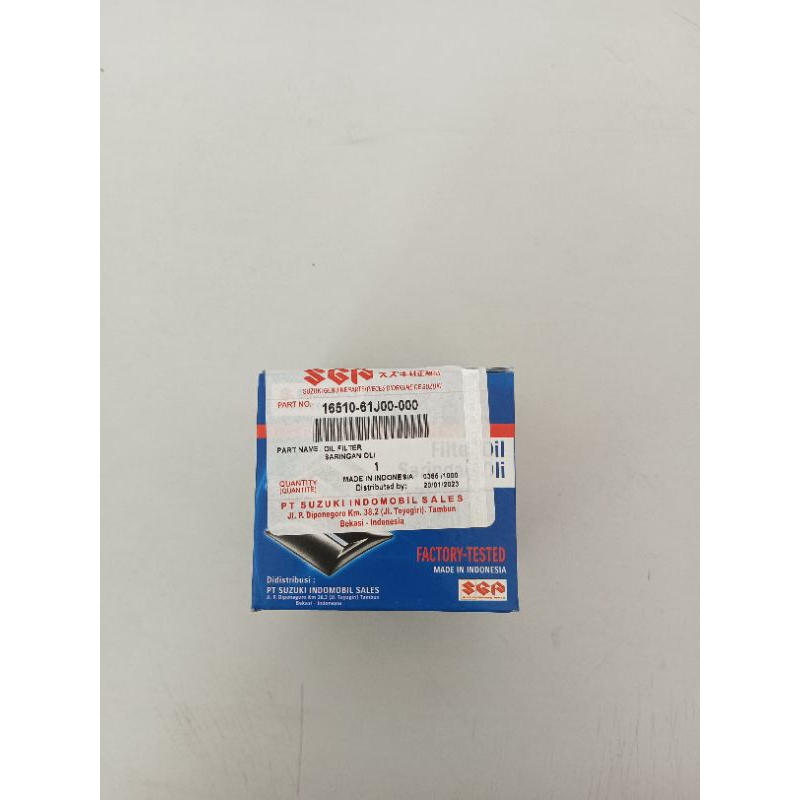 Suzuki Genuine Oil Filter (16510-61J00-000)Ertiga 1.4 2016-2017/Ertiga ...