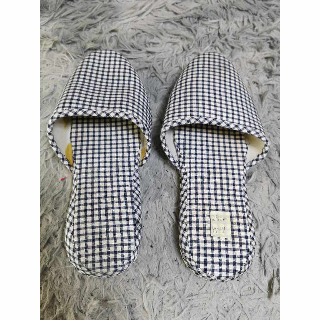 White Black Checkered Indoor Slipper. | Shopee Philippines