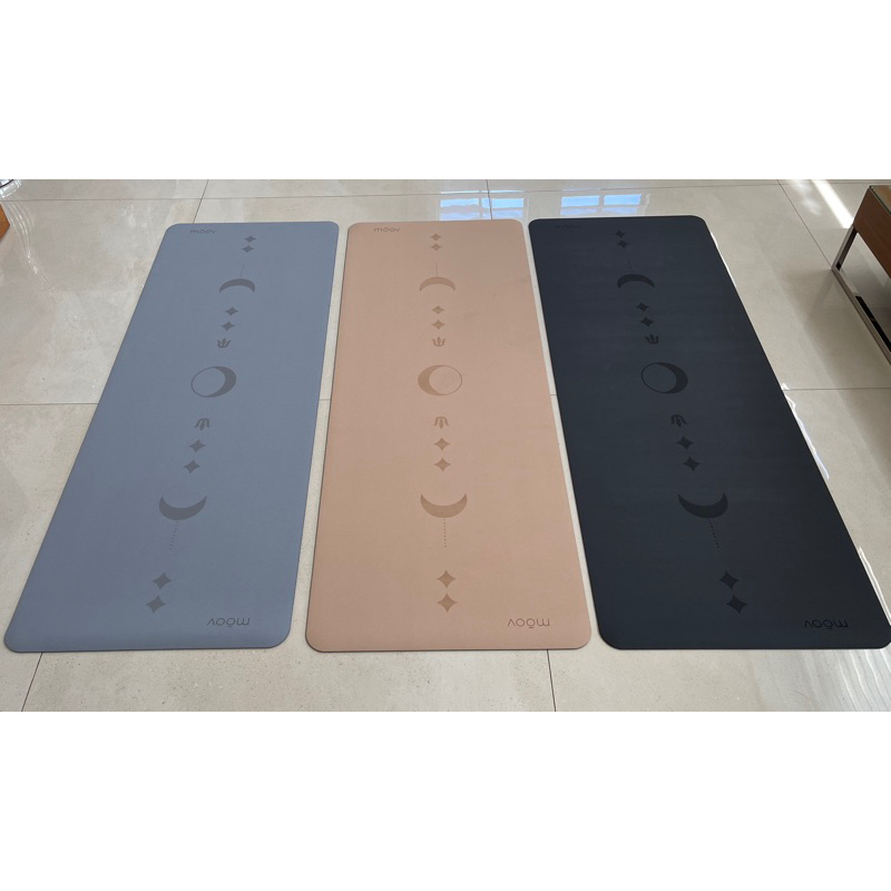 ECLIPSE YOGA MAT by mōov Coconut Fiber PU Leather + Natural Rubber Non ...