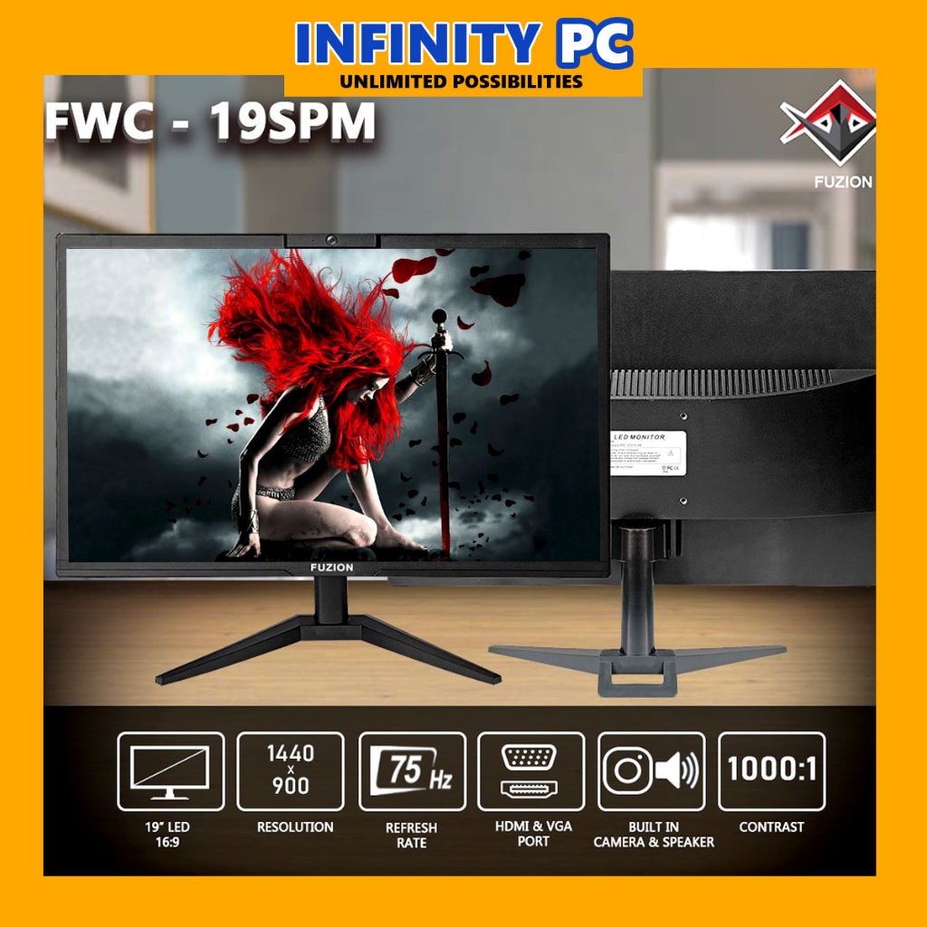 Super Sale Alert: Fuzion FWM-19SPM 19-inch LED Monitor with Webcam and ...