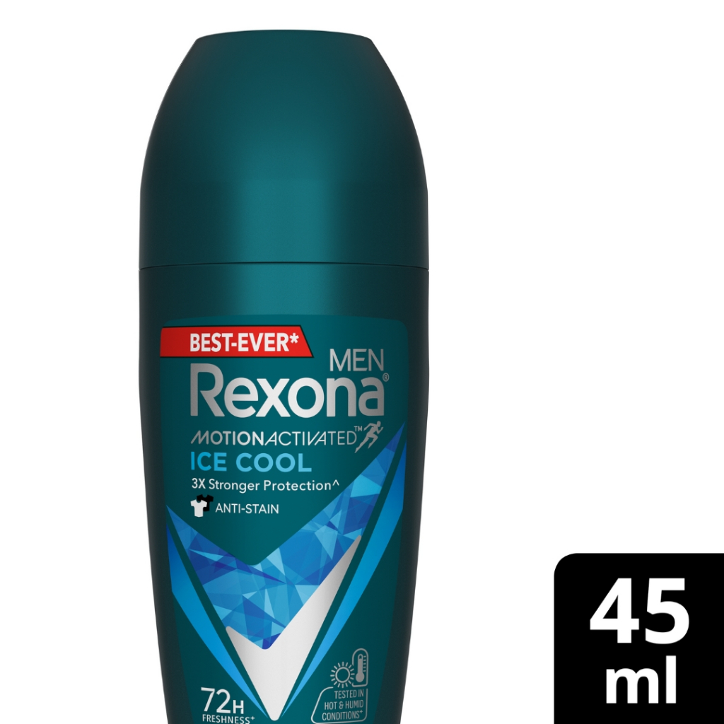 REXONA Men Deodorant Roll-On Ice Cool 45ml | Shopee Philippines
