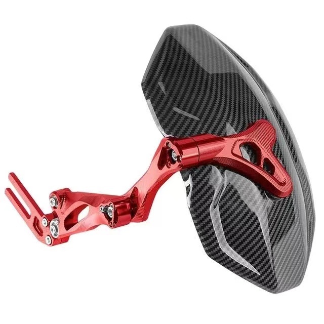 Motorcycle Universal Rear Mudguard Carbon Fiber CNC aluminum adjustable ...