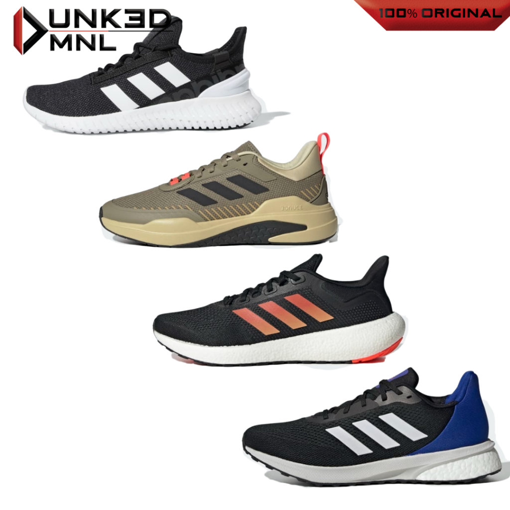 100% Original Running Men's Shoes"Core Black/Orbit Green/Solar Red ...
