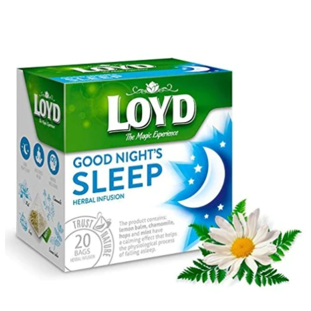 Loyd Good Night Sleep Herbal Infusion Tea 20 tea bags | Shopee Philippines