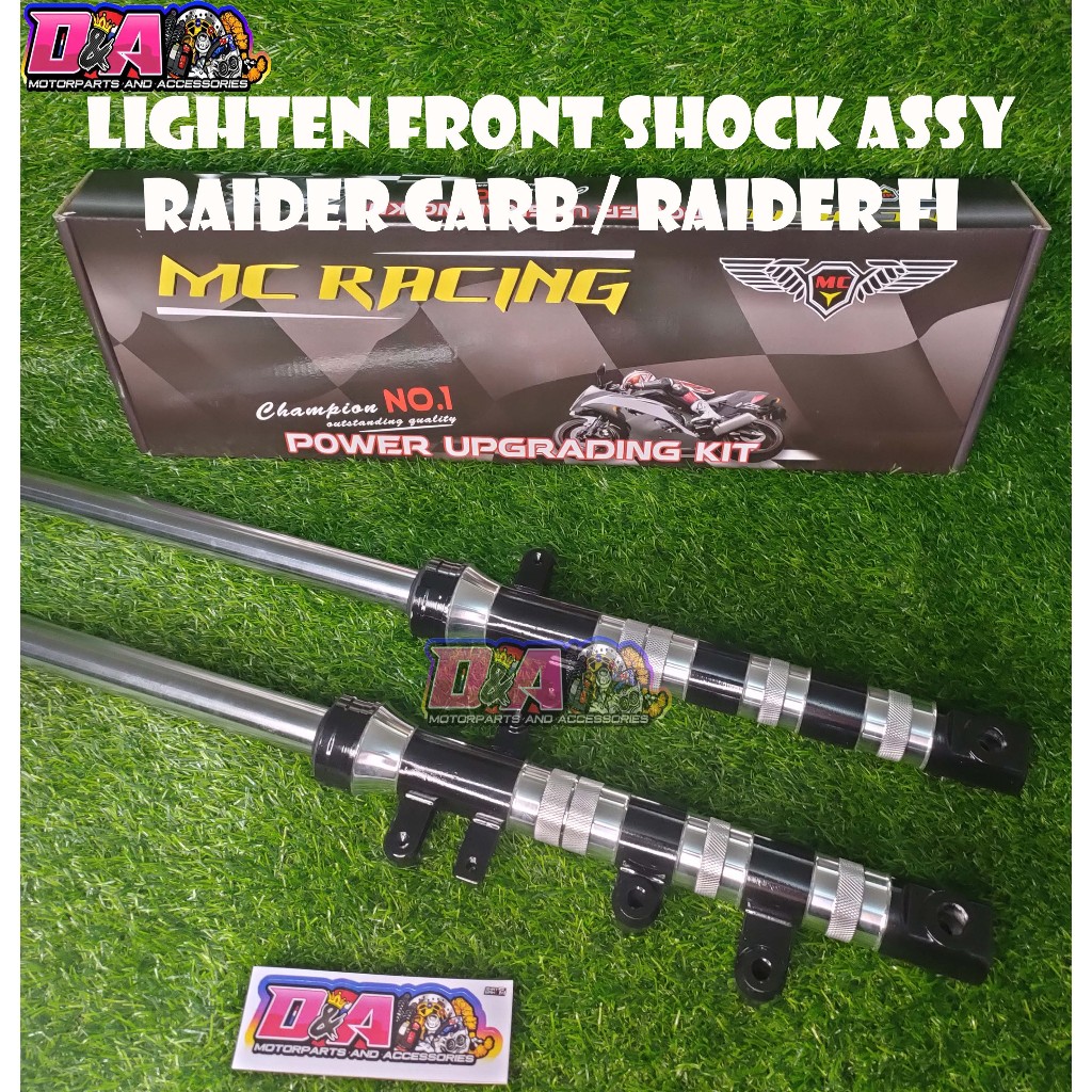 JRP LIGHTEN FRONT SHOCK ASSEMBLY GOLD SERIES FOR RAIDER 150 CARB / RAIDER Fi | Shopee Philippines