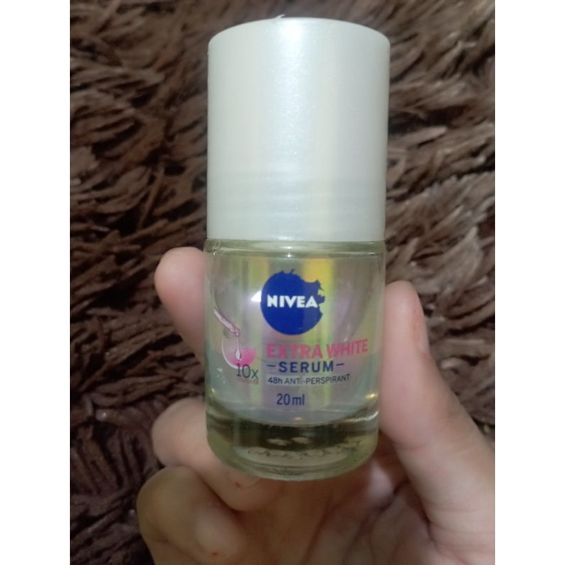 Nivea Extra White Serum Deo Roll-On 20ML | Shopee Philippines