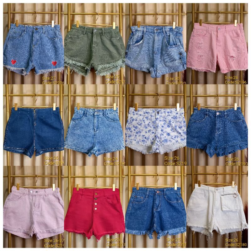 VIP Highwaisted Korean Denim Shorts 1.1 | Shopee Philippines