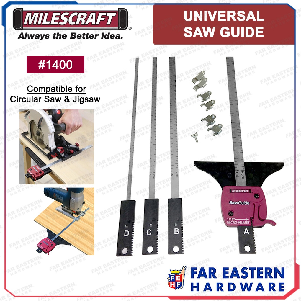 MILESCRAFT Saw Guide for Circular Saw Jigsaw Sawguide #1400 | Shopee ...