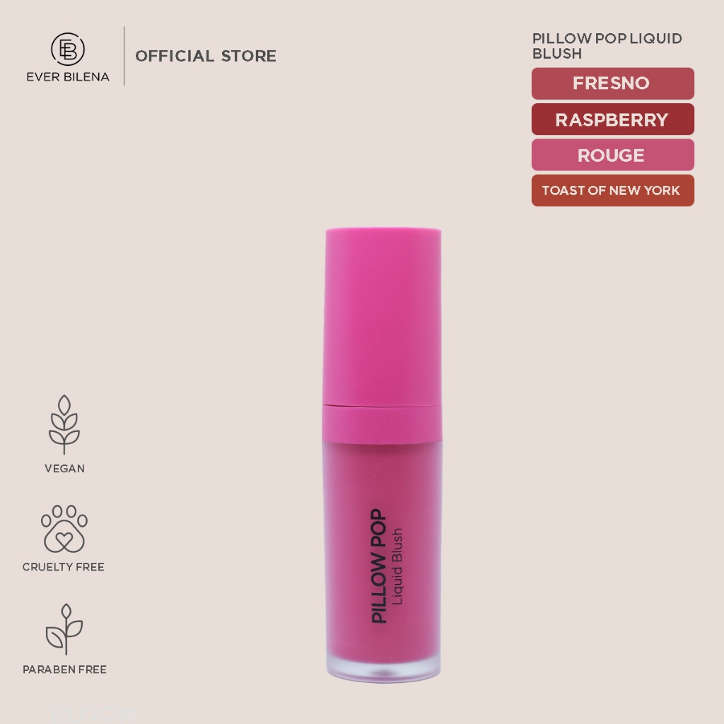 Ever Bilena Pillow Pop Liquid Blush 15g | Shopee Philippines