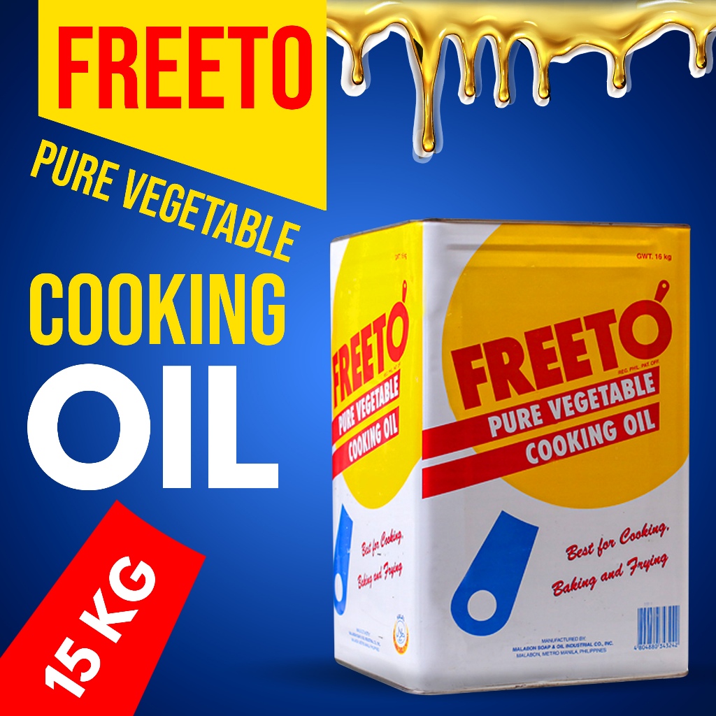 Freeto Pure Vegetable Cooking Oil 15kg | Shopee Philippines