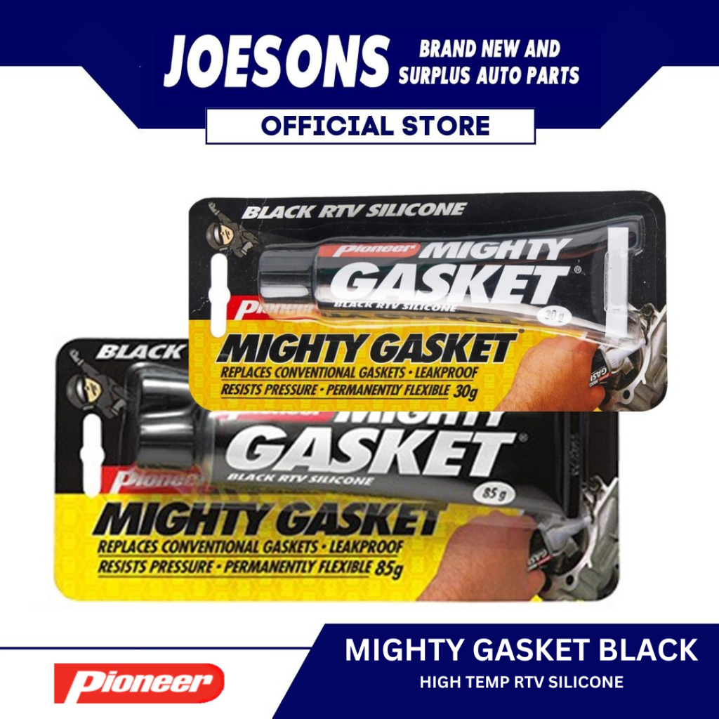 PIONEER MIGHTY GASKET BLACK HIGH TEMP RTV SILICONE (30G OR 85G ...