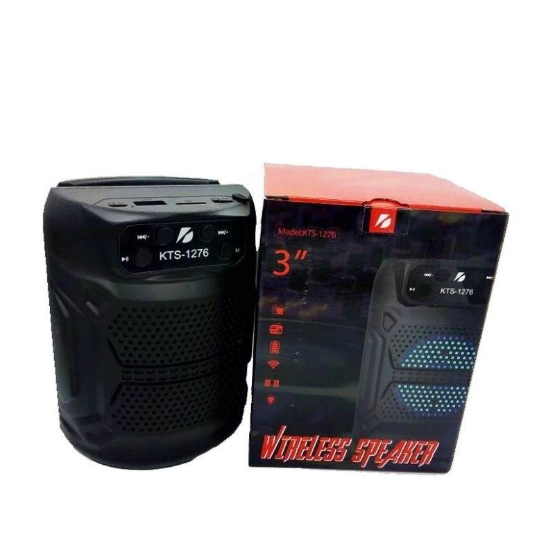 KTS-1276 KARAOKE WIRELESS Bluetooth Speaker 3 inches | Shopee Philippines