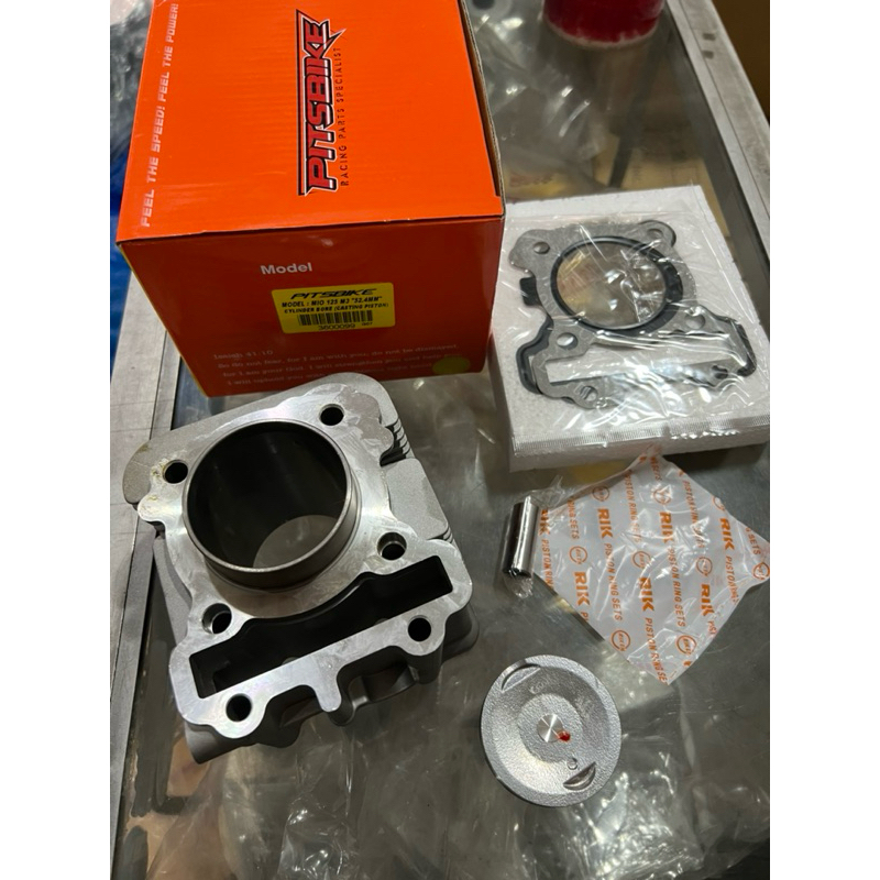 Pitsbike Cylinder Block 52.4mm for MIO I 125 / MIO SOUL I 125gt ...
