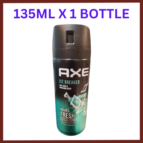 Axe Body Spray Ice Breaker 135ml x 1 BOTTLE | Shopee Philippines