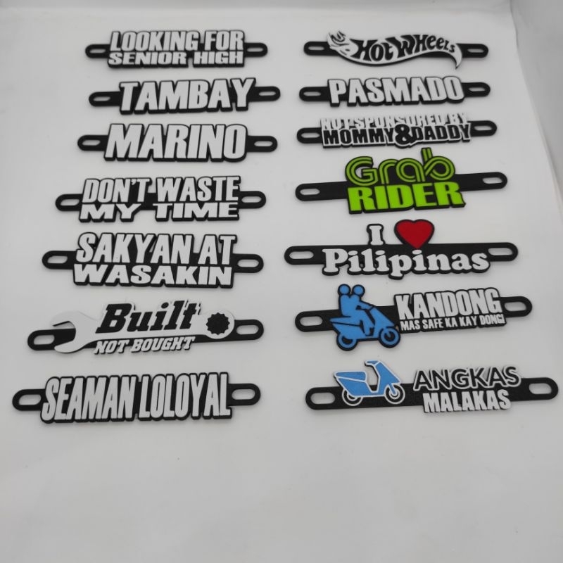 MOTORCYCLE PLATE BADGE NEW BATCH | Shopee Philippines