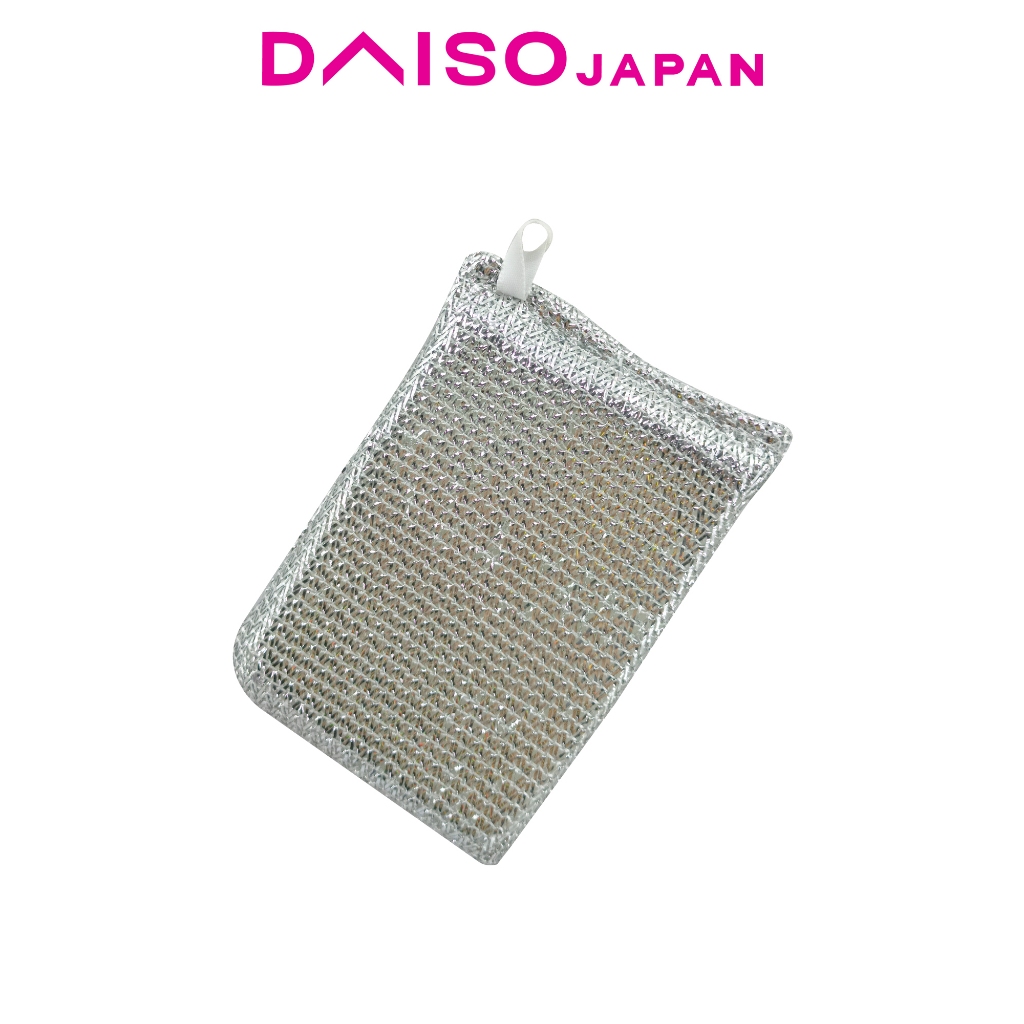 Daiso Aluminum Mesh Sponges (4pcs) | Shopee Philippines