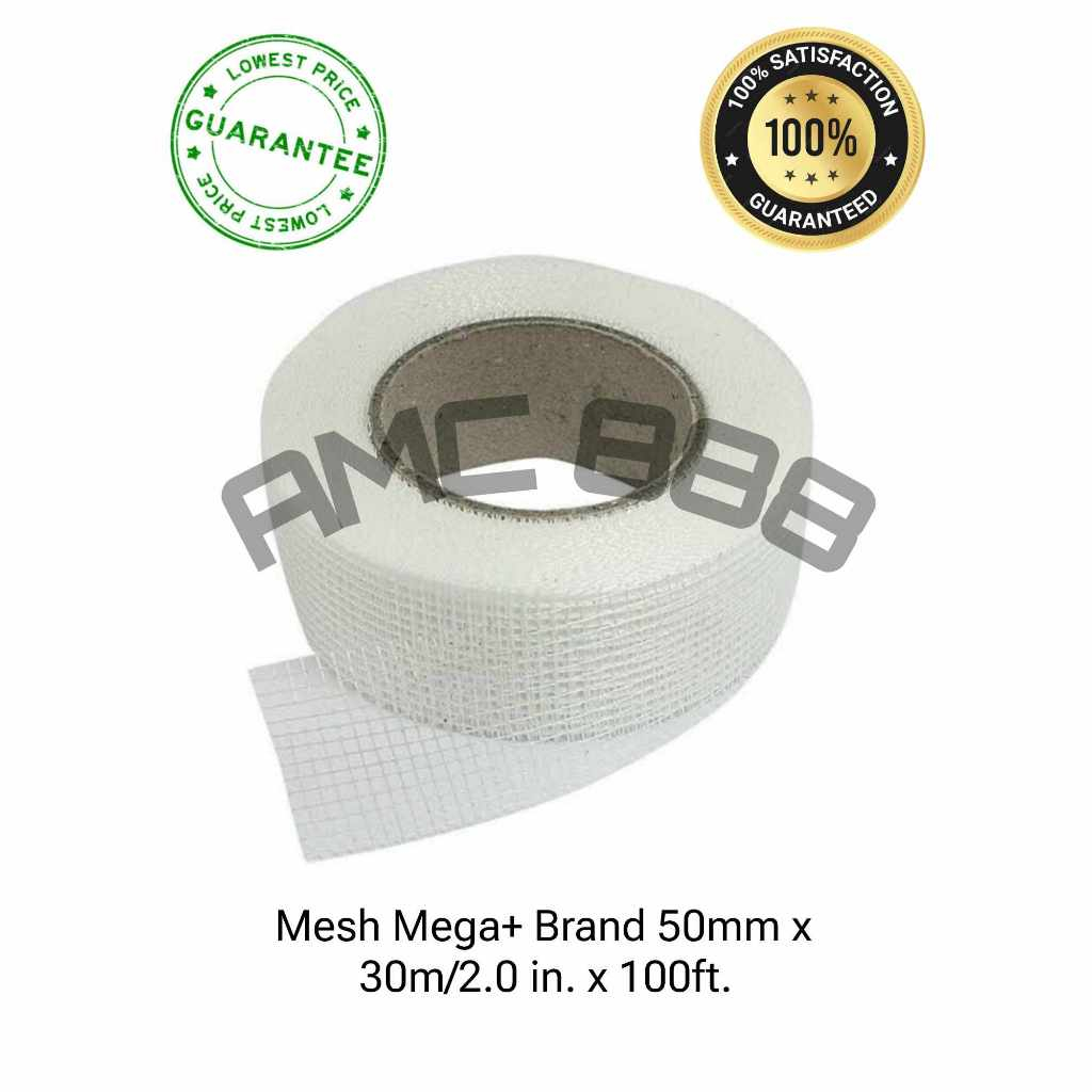 FIBERGLASS Mesh Mega+Brand 50mm x 30m/2.0 in. x 100ft. | Shopee Philippines